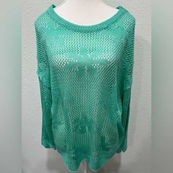 POL | Tops | Pol Open Knit Daisy Sweater Euc | Poshmark